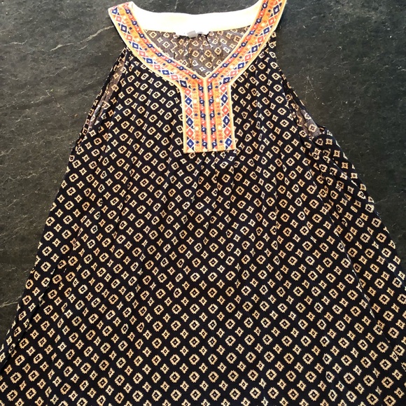 THML | Tops | Embroidered Tank | Poshmark